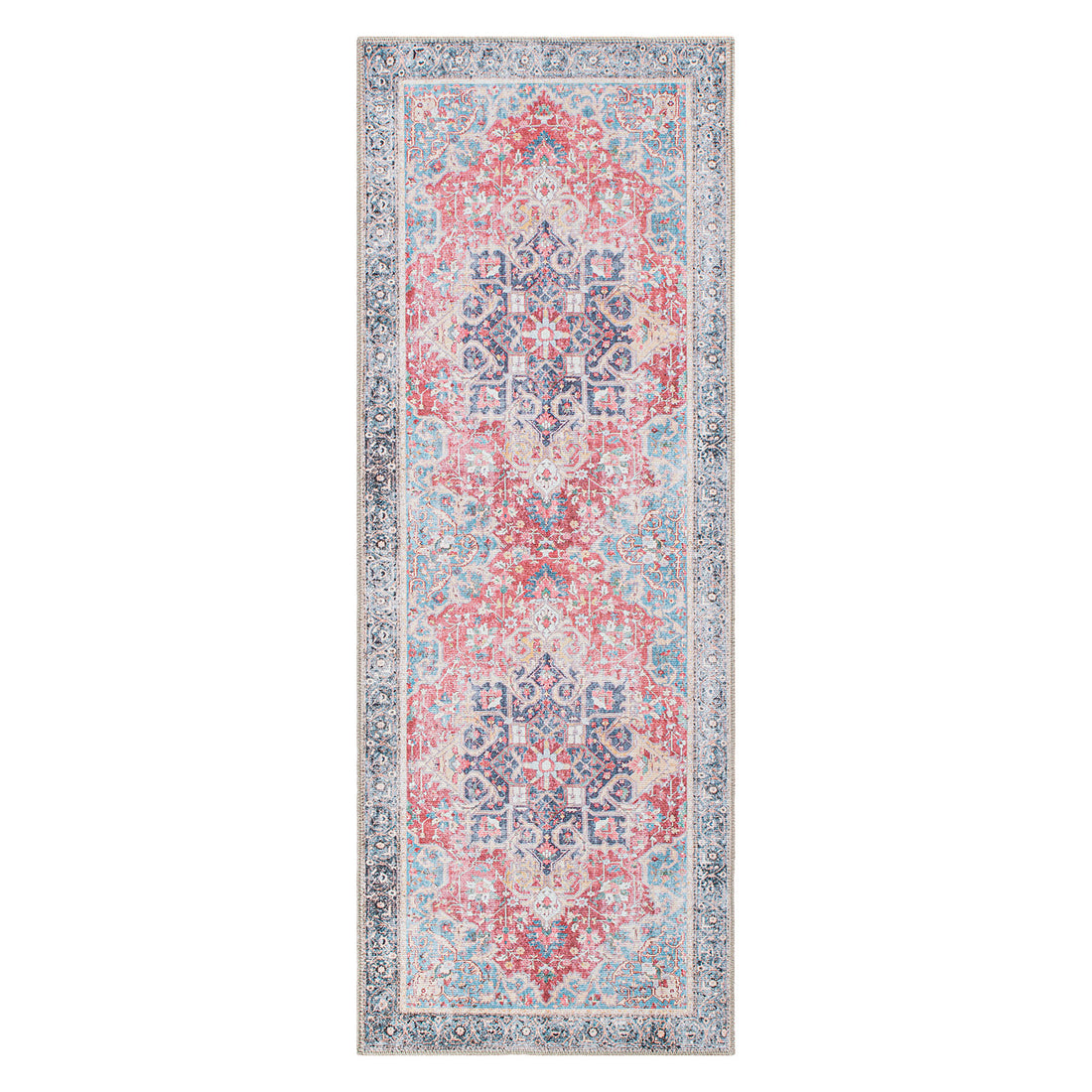 Traditional Distressed Vintage Multicolor Area Rug | WRGHome – WRGHome ...